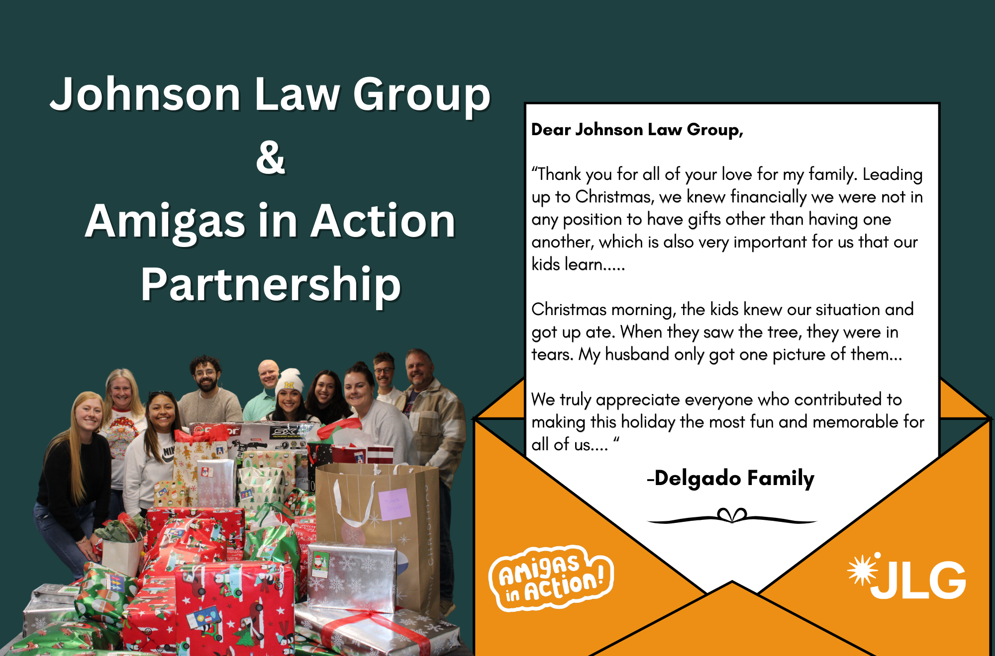 Johnson Law Group's Partnership With Amigas in Action